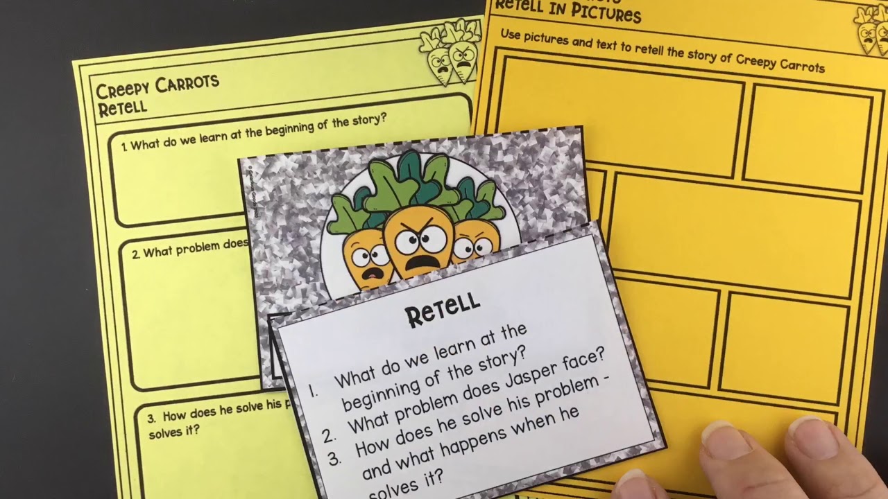 Creepy Carrots by Aaron Reynolds - Book Study - Teaching Resource ...