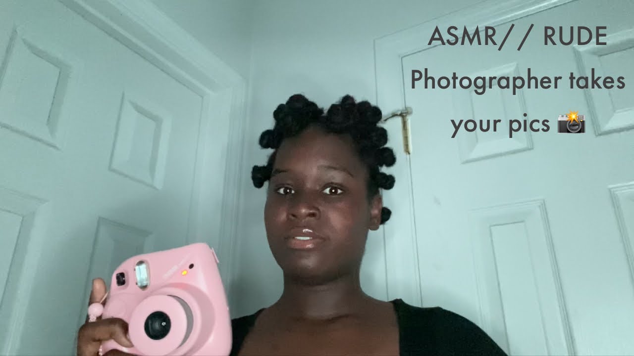 ASMR// RUDE Photographer gets You Ready for Photos (Camera Flashes ...