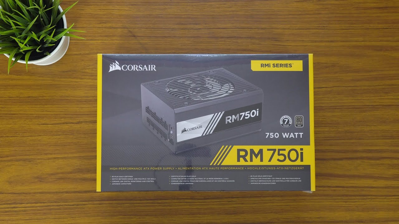 Corsair RM750i - Modular Power Supply | Unboxing - YouTube