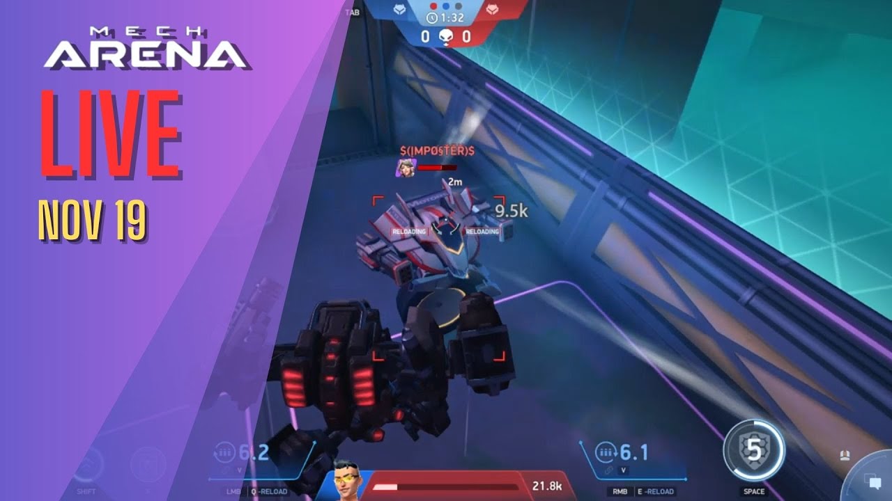 Live Mech Arena | Nov 19 #PKGameAndApps #mecharena - YouTube