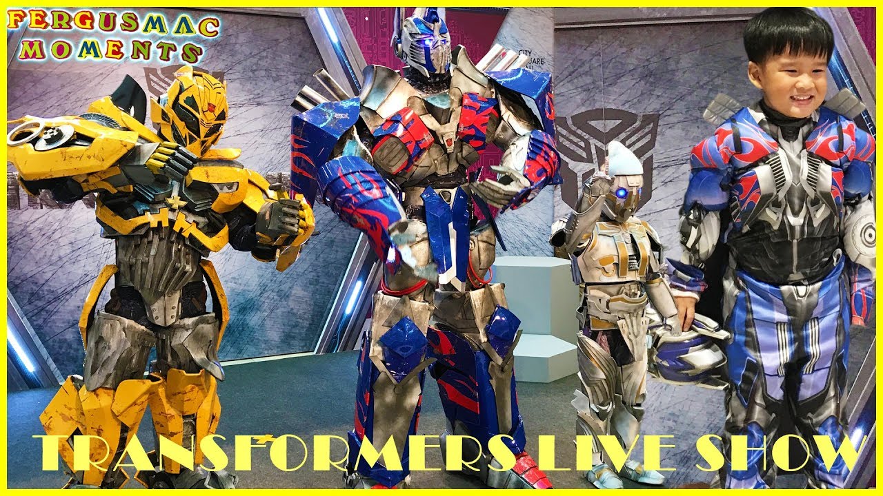 TRANSFORMERS LIVE SHOW on Stage First in Singapore City Square Mall ...
