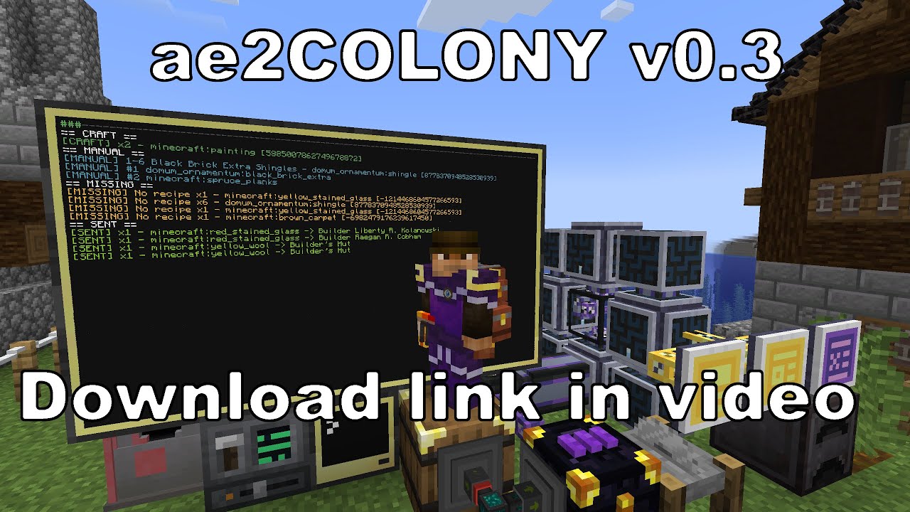 Setup and Quirks - Using the ae2Colony v0.3 Script to Connect AE2 ...