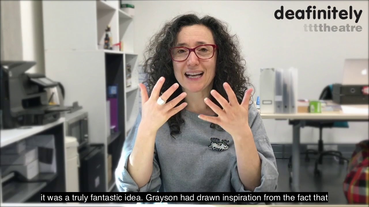 Deafinitely Theatre Badge - YouTube