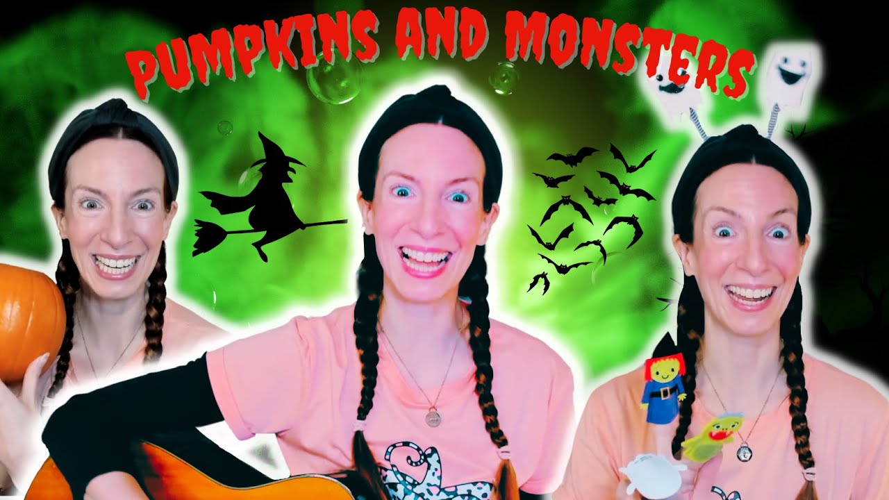Pumpkin+Halloween Songs🎃🧟Kids Songs+Nursery Rhymes I Parts Of A Pumpkin ...