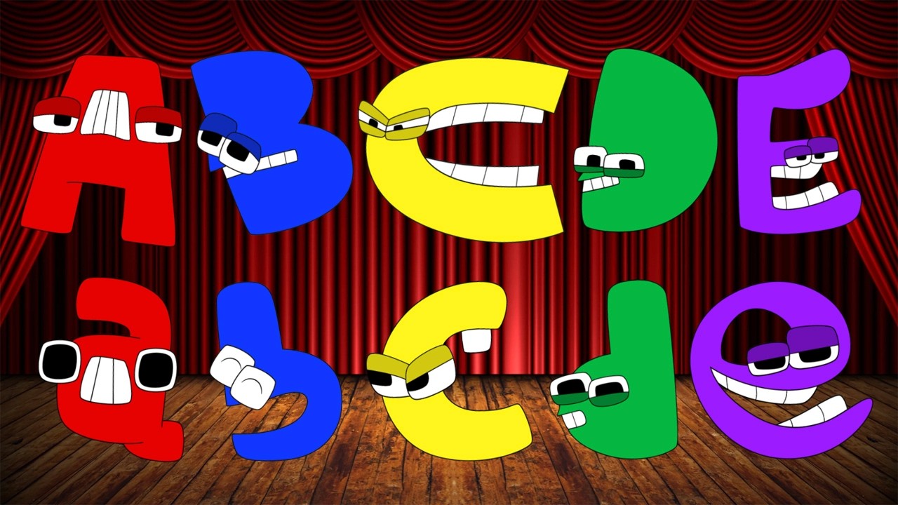 ABC Song Triple Chorus for Kids | A–Z Alphabet Characters | Uppercase ...