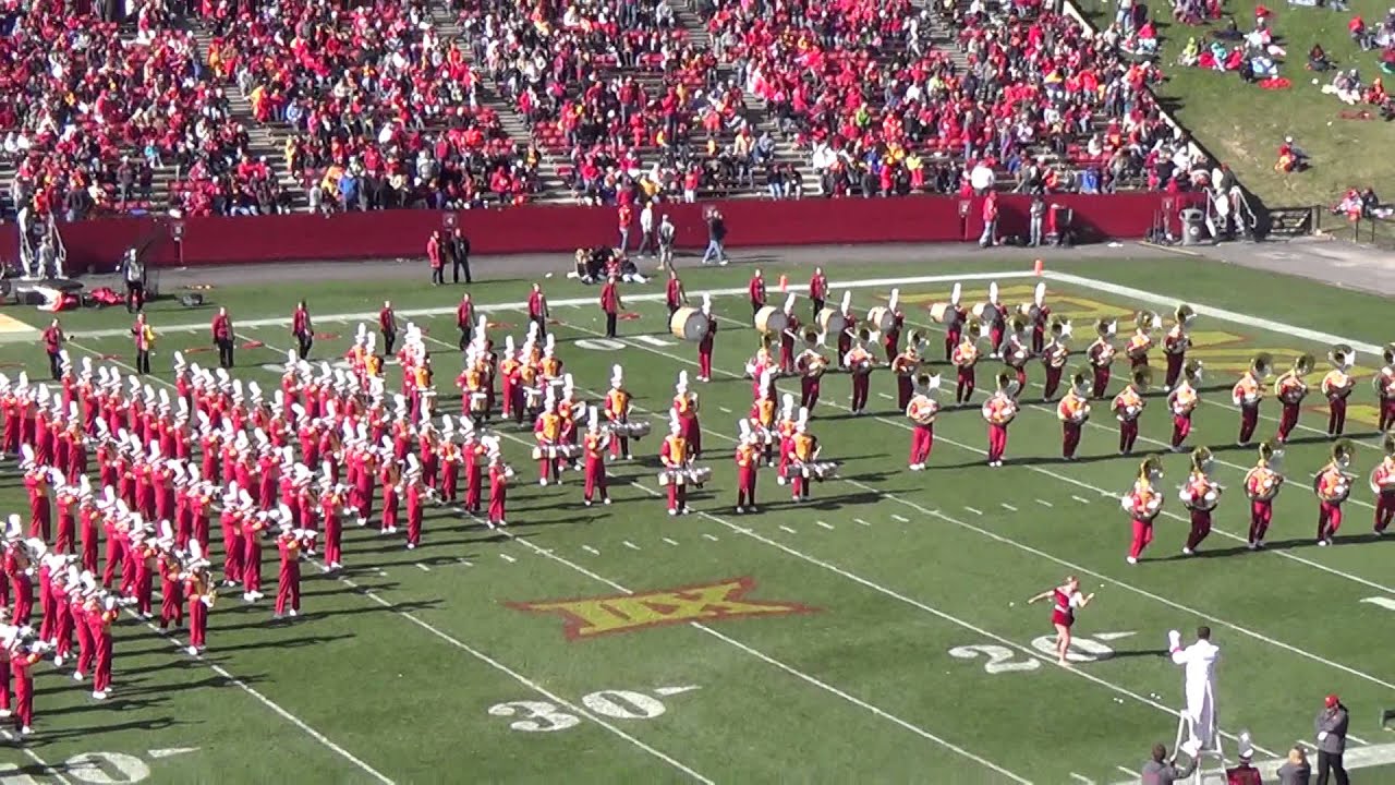 Iowa State University Marching Band - "All About That Bass" - YouTube