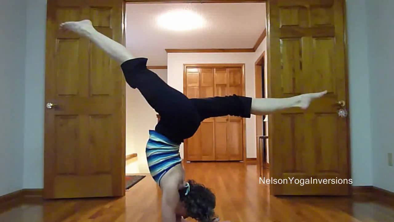 windmill legs in HEADstand & ELbow inversion balance matless - YouTube
