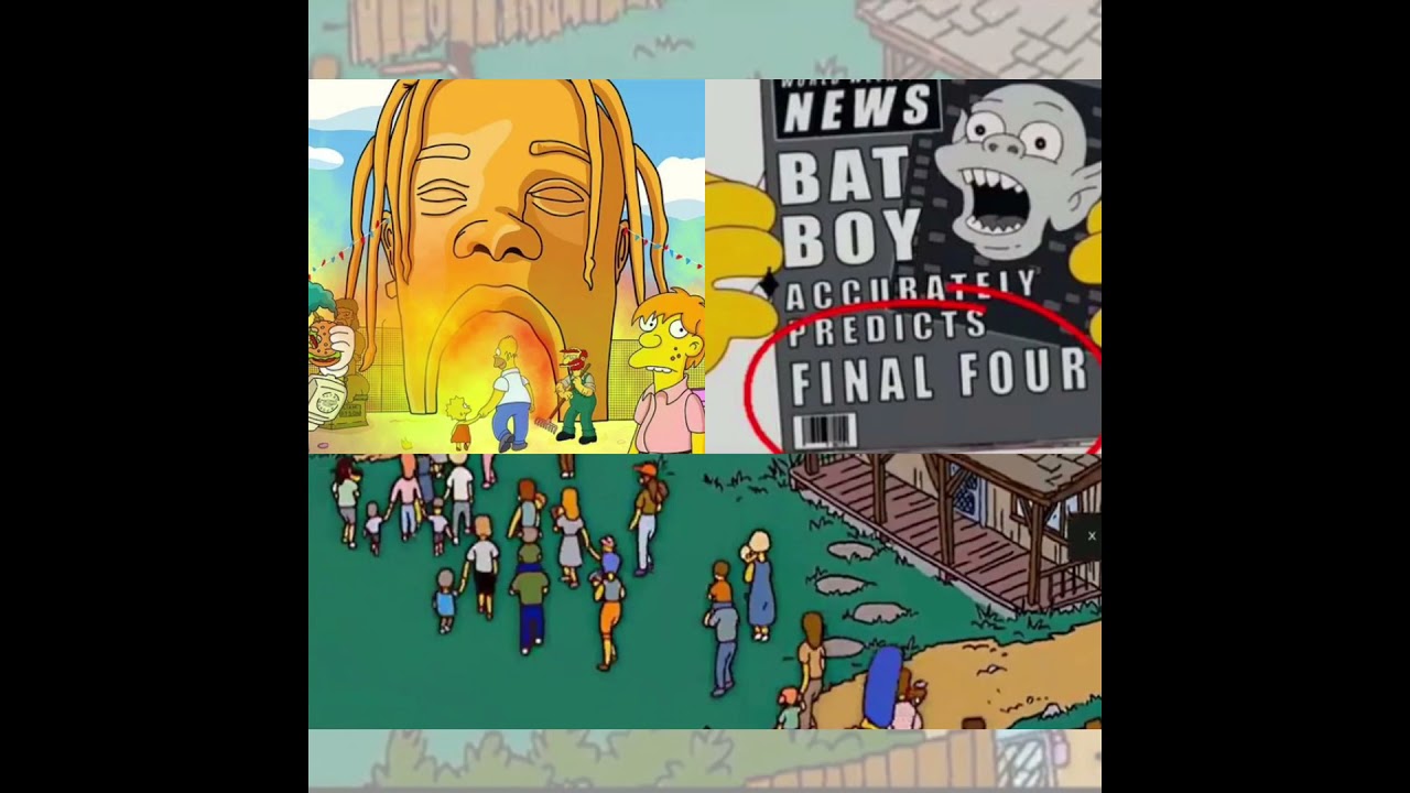 Did The SIMPSONS predict Astroworld? #travisscott #tragedy #simpsons # ...