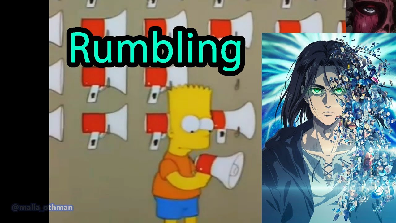 The Simpsons - Bart's Megaphone Testing - ft. The Rumbling - SiM | AoT ...