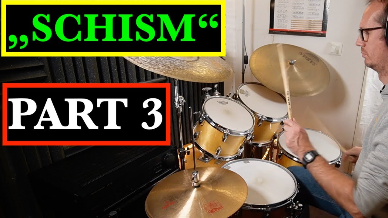 Part 3 of TOOL´s "Schism" - SIMPLIFIED (drum lesson / tutorial) - YouTube