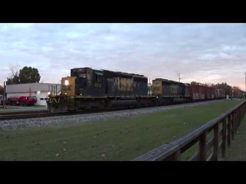 CSXT #4016 Leads A794-02, Folkston, GA - YouTube