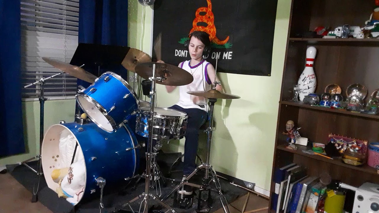 Jacob Aiden Drummer performs Hopefully the last drum solo in quarantine ...
