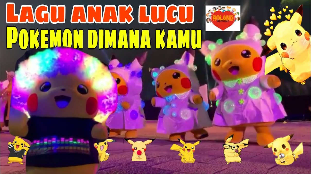 Lagu pokemon pokemon dimana kamu | Lagu anak anak #pokemondance | Lagu ...