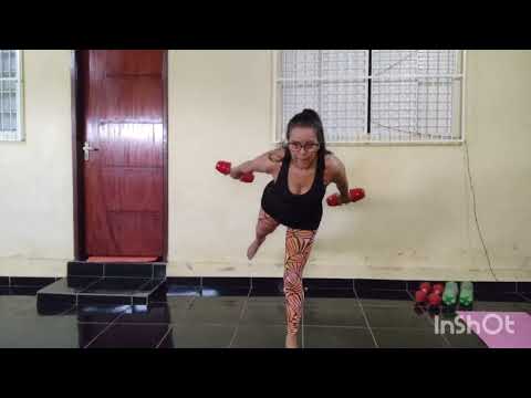Fazendo ginástica em casa comigo/40 minutos de treino para esculpir e tonificar o corpo!