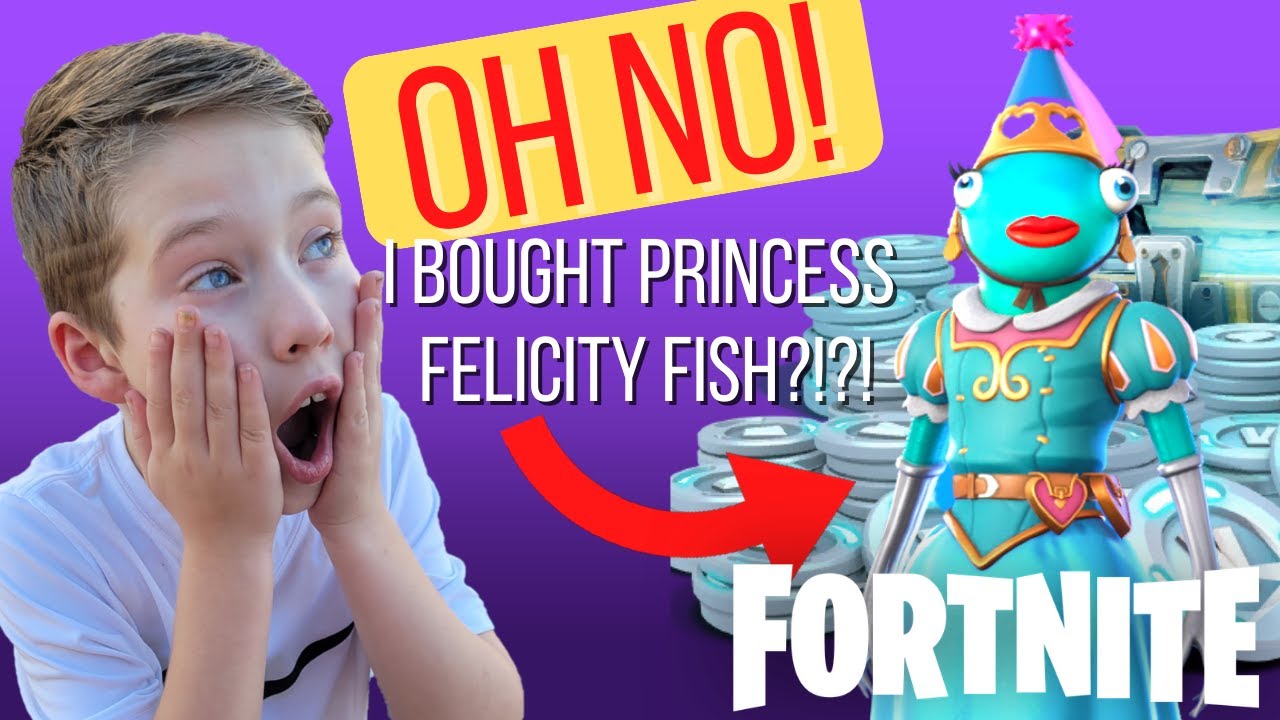 Buying Princess Felicity Fish in FORTNITE?!?! - Plus Battle Royale ...
