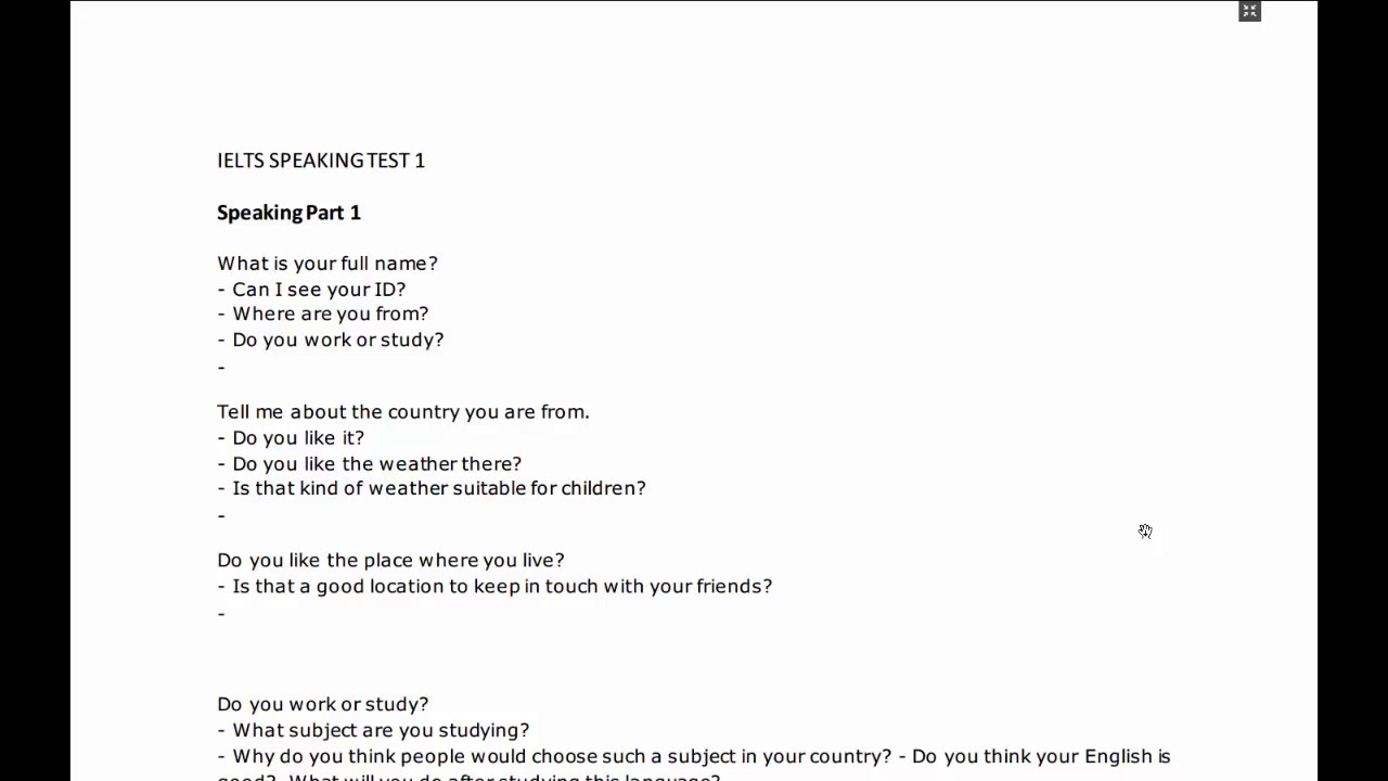 Ielts Speaking Part 1 Questions With Answer Archives Ielts Fever - Vrogue Ielts Speaking Part 1 Questions With Answer Archives Ielts Fever - Vrogue