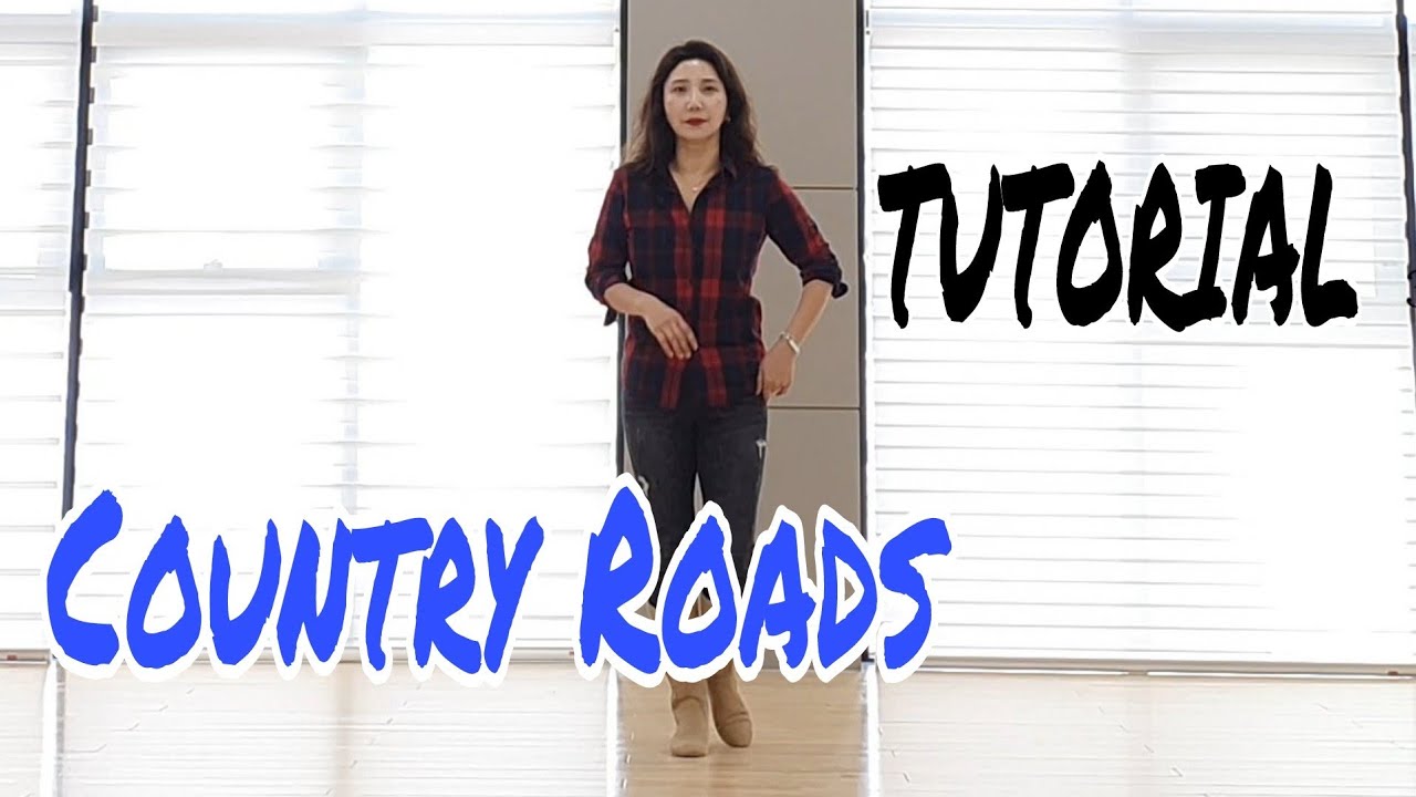 Country Roads Line Dance ⭐TUTORIAL 스텝설명 - YouTube