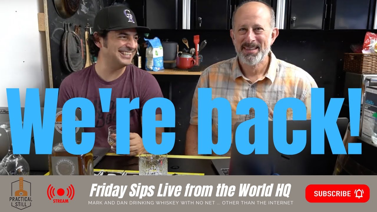 Friday Sips Live: We're back after a break. Let's sip some single malt ...