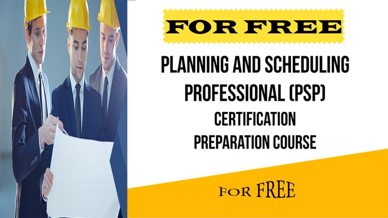 Planning and Scheduling Professional ( PSP ) Course ( 0 - Preview ...