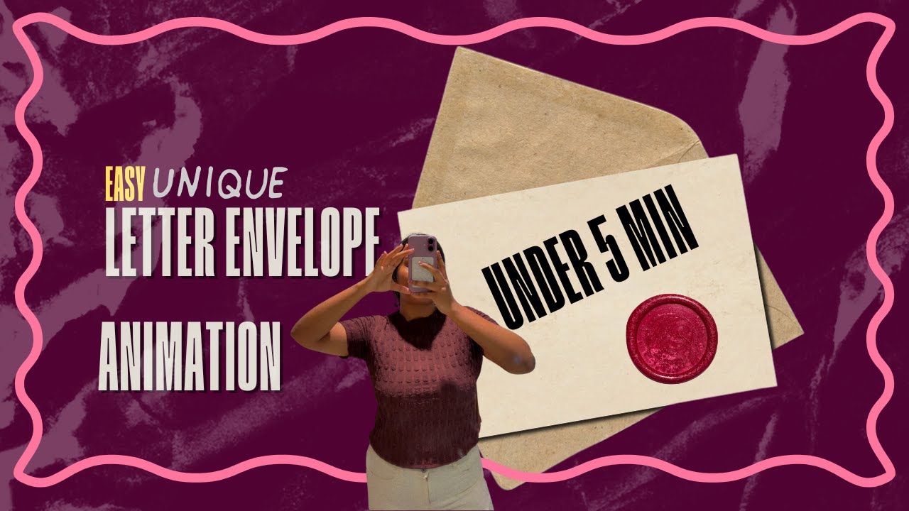 How to Make a Viral Envelope Opening Animation Video 💌 | Easy Letter ...