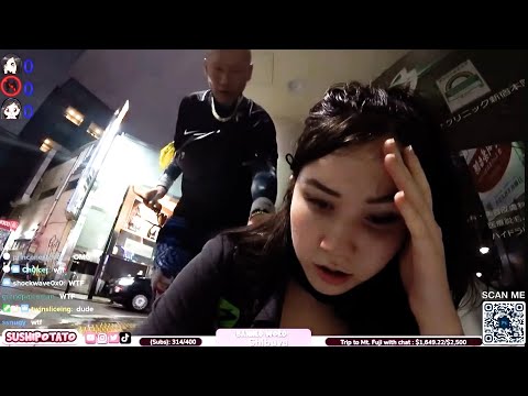 Female Streamer Assaulted by Racist Man in Japan — Shocking Livestream Moment 😡📹