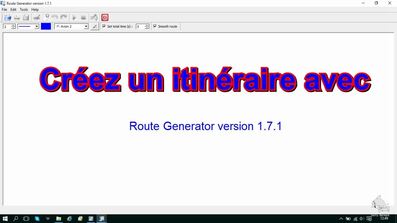 Tutoriel créer un itinéraire animé avec Route Generator - YouTube