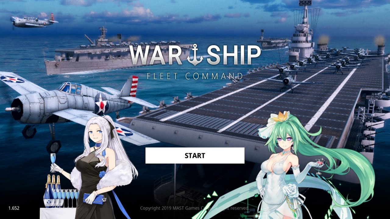 Warship Fleet Command : WW2 Naval War Game show aircraft carrier - YouTube