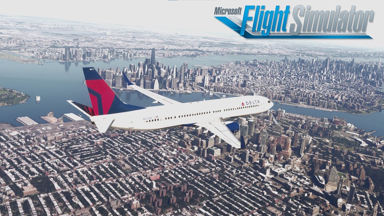 Delta 737 Full Flight IAD LGA | ASMR Cockpit Airplane White Noise ...