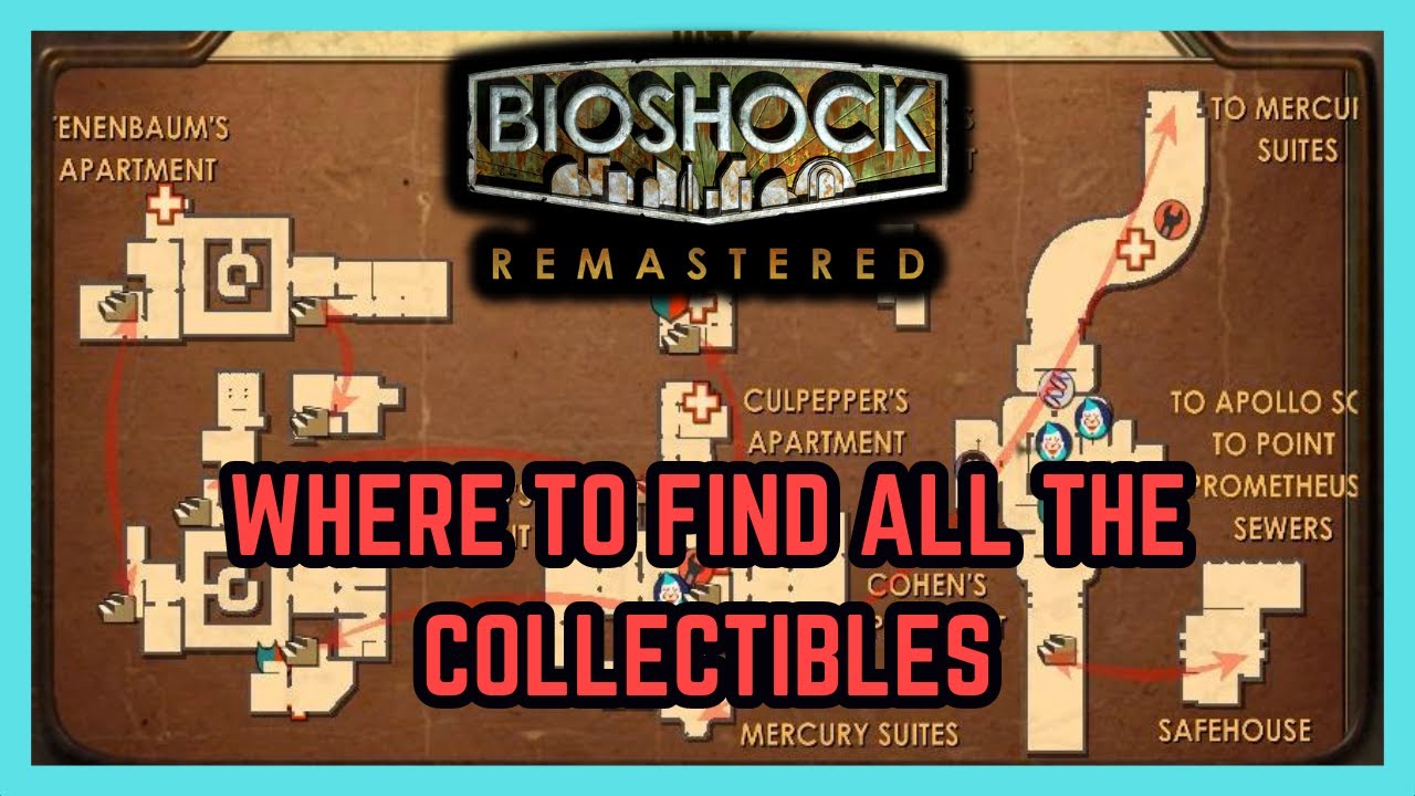 Bioshock Remastered All Collectibles Locations - Olympus Heights - YouTube