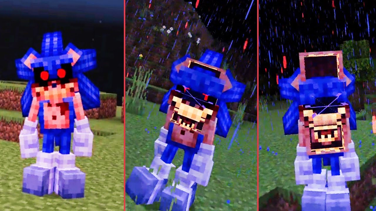 Sonic.exe mod in Minecraft - YouTube