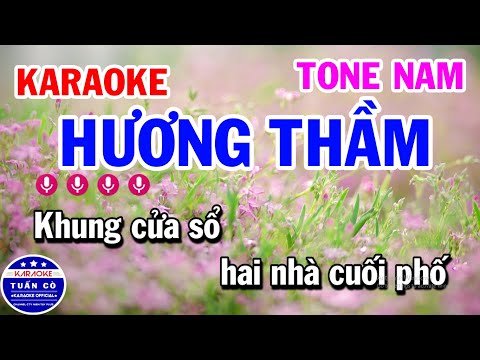 Karaoke Hương Thầm Tone Nam Nhạc Sống