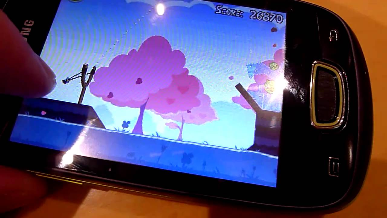Angry Birds on Samsung Galaxy Mini - YouTube