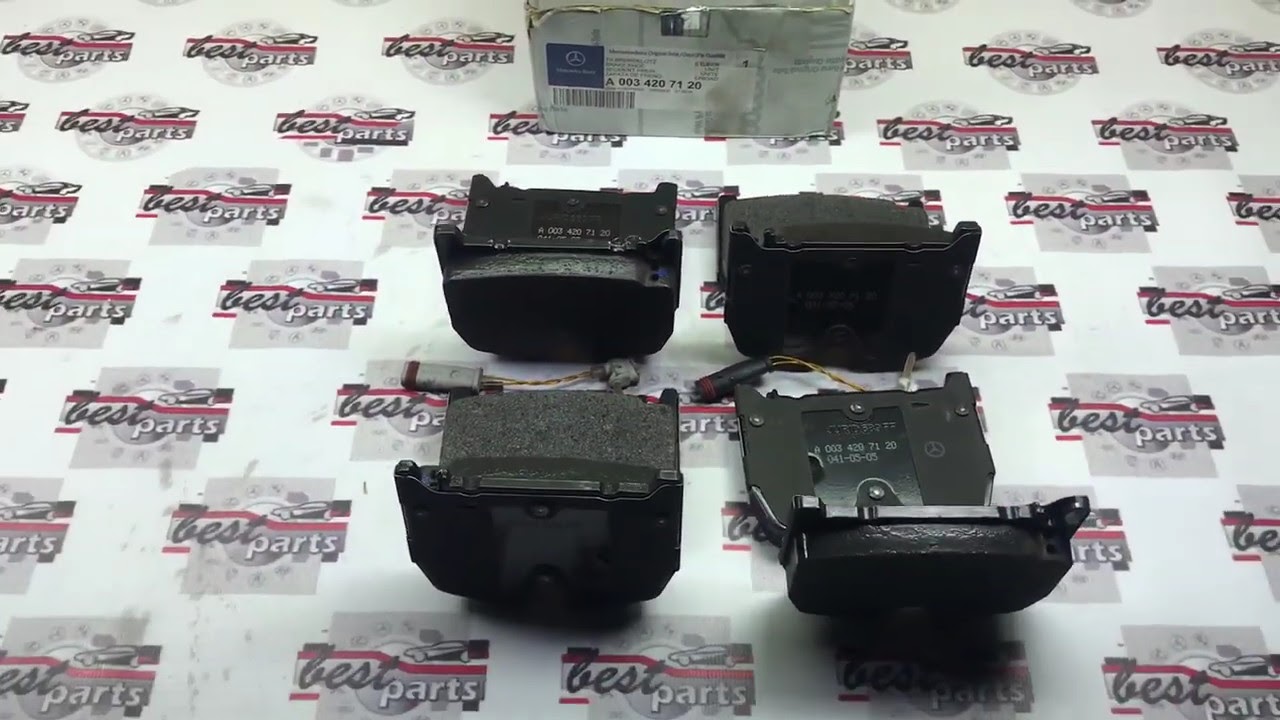 A0034207120, A 003 420 71 20 Колодки передние Mercedes E W211 / CL C215 ...