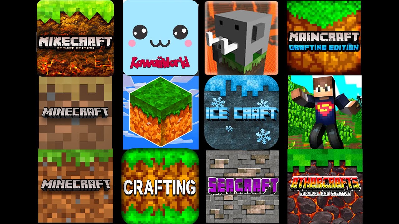 Minecraft PE 1.19 vs Craftsman 5 vs Multicraft vs Ice Craft vs Seacraft ...