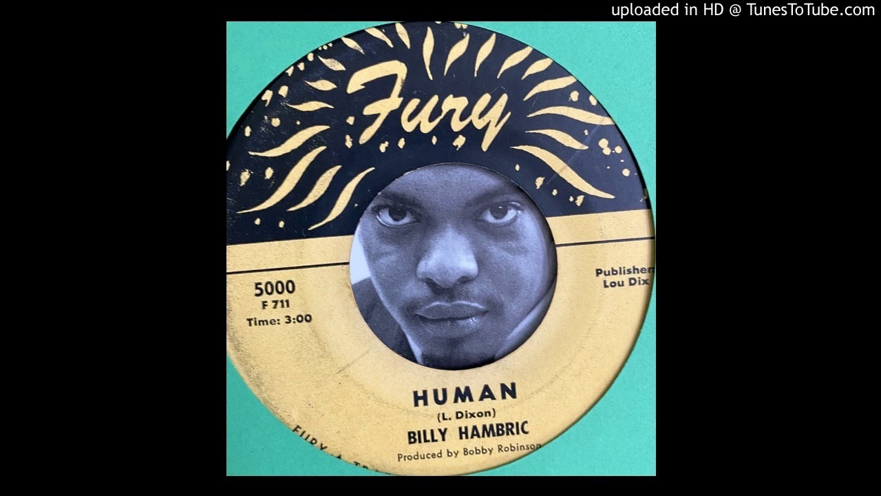 Billy Hambric - Human (Fury) 1965 - YouTube