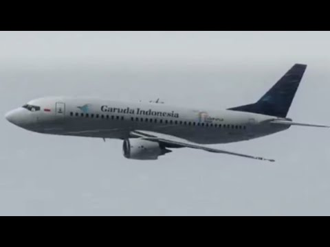Garuda Indonesia Flight 421 - Landing Animation 2 - YouTube