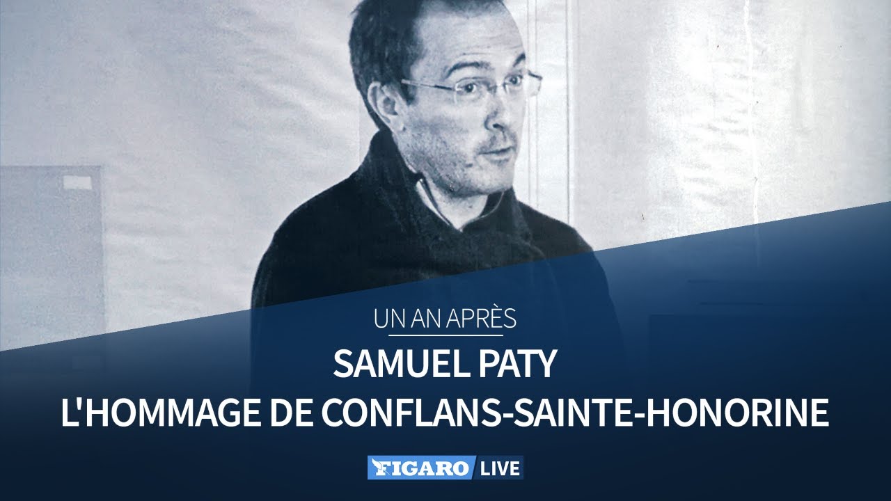 🔴Assassinat de Samuel Paty: revivez l'hommage à Conflans-Saint-Honorine ...