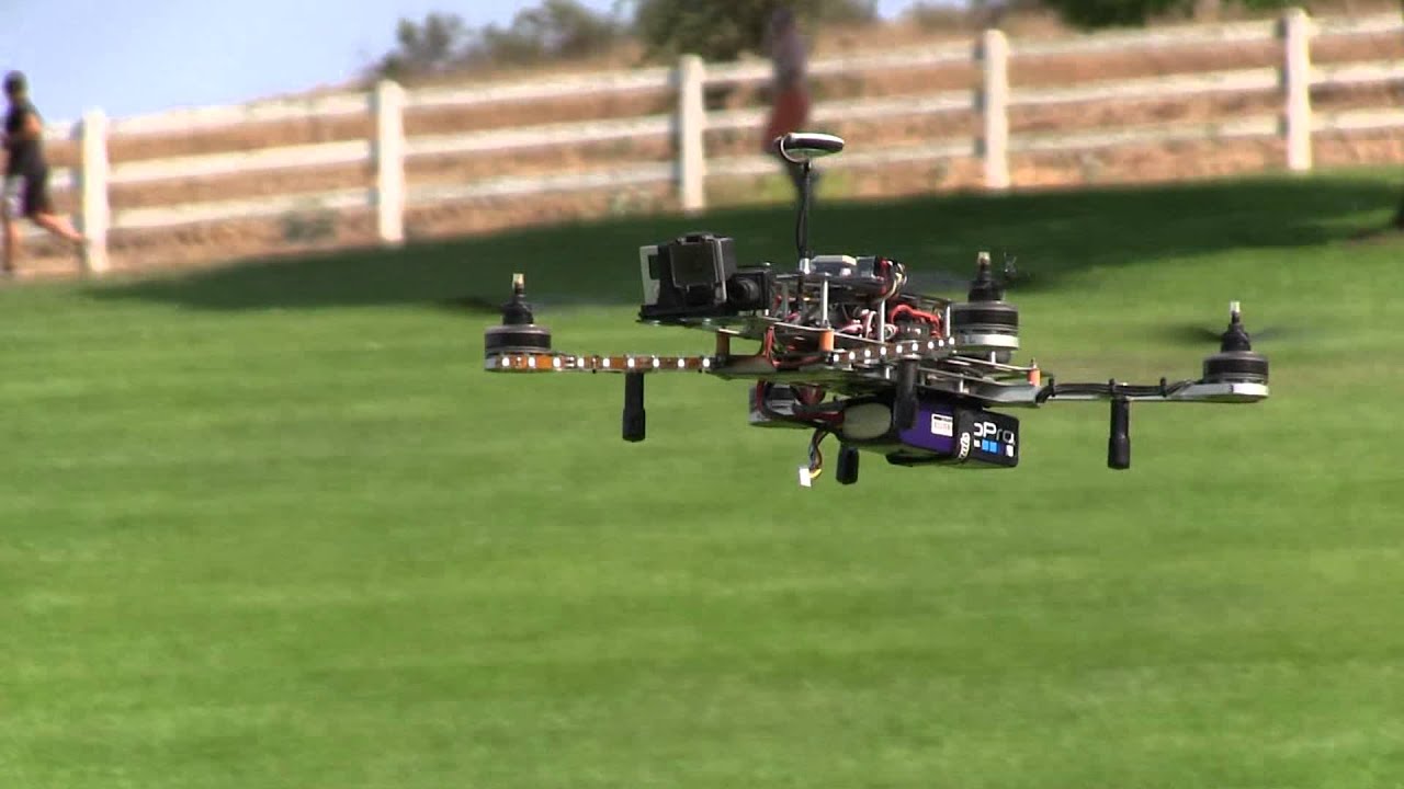 Canyon Run Videos NEW QAV500 Quadcopter Aerial Platform Test Flight ...