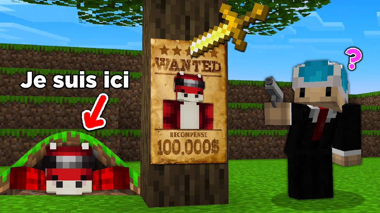 LINED est Recherché sur Minecraft ! (aide moi) - YouTube