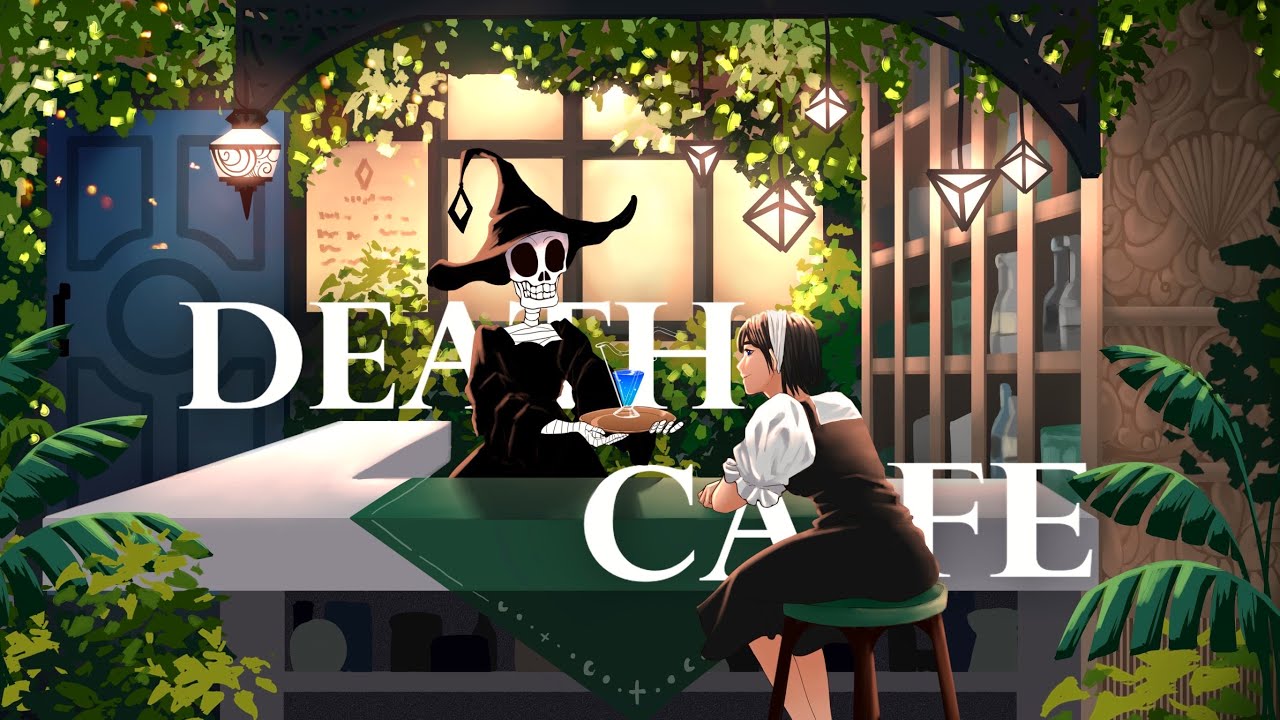 ☕DEATH CAFE🪴Digital Painting🦄 Time-lapse - YouTube