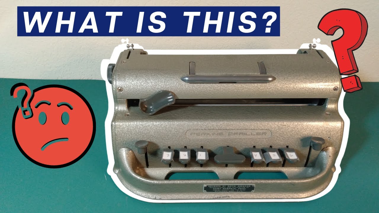 Three Ways to Produce Braille - YouTube