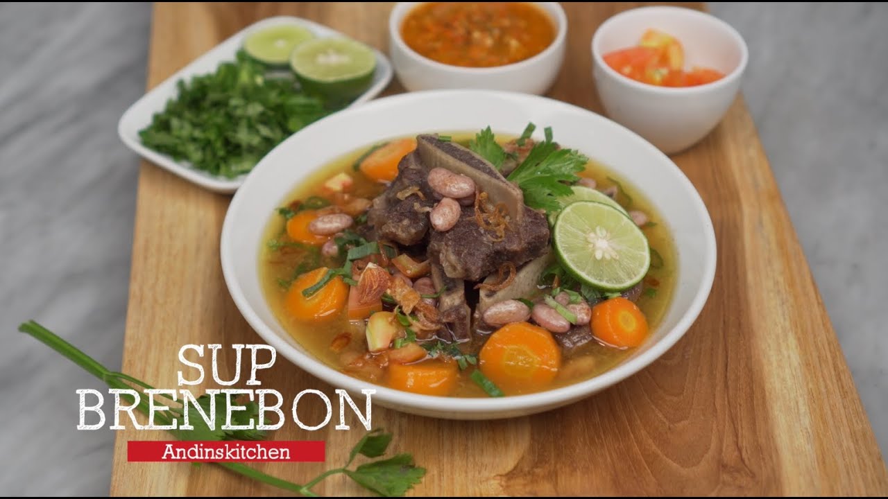 Sup Brenebon Kacang Merah Daging Sapi yang seger banget! - YouTube