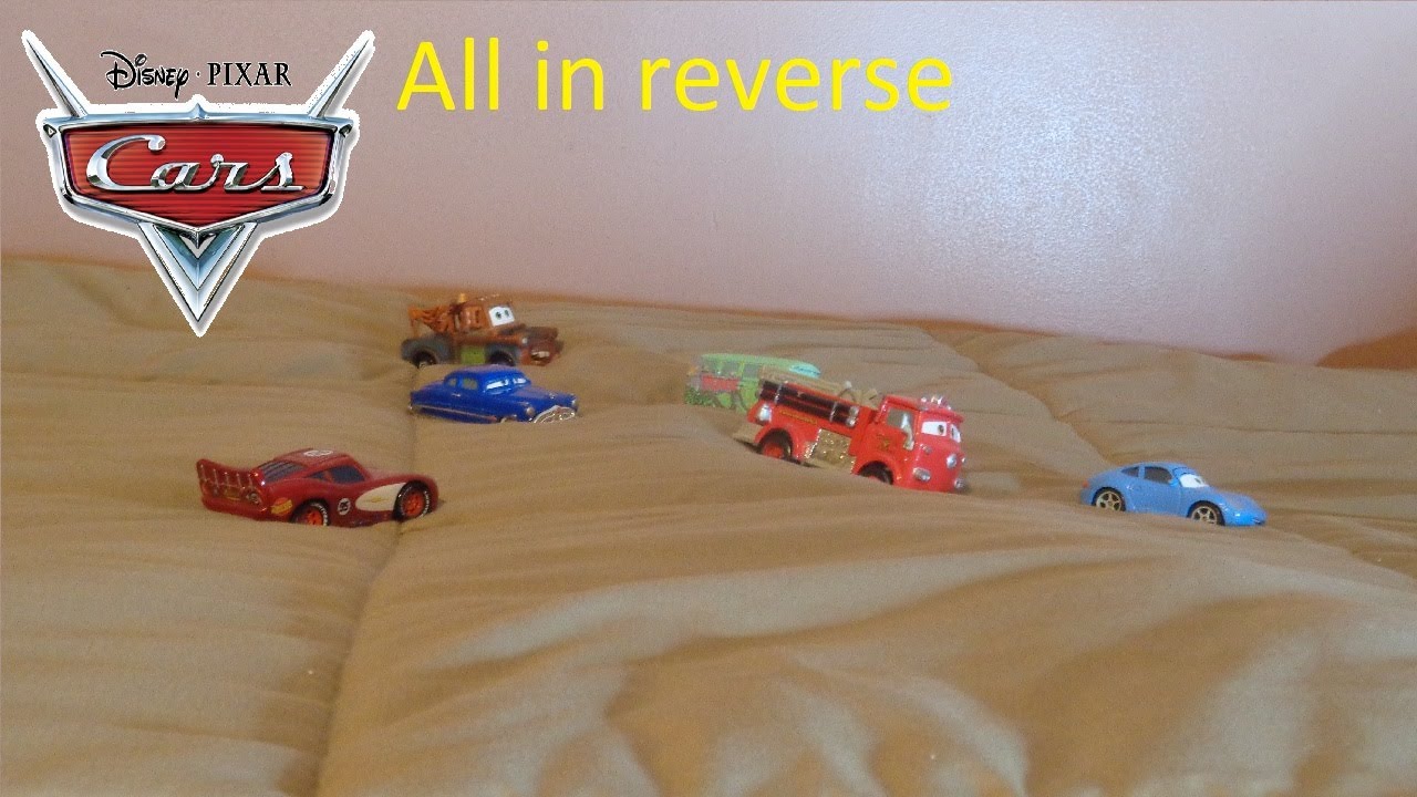 Disney Pixar Cars comic All in reverse remake - YouTube