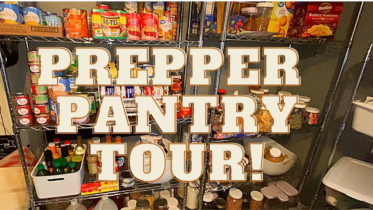 Take A Tour Of My Prepper Pantry! January 2022 Pantry Challenge! Low ...
