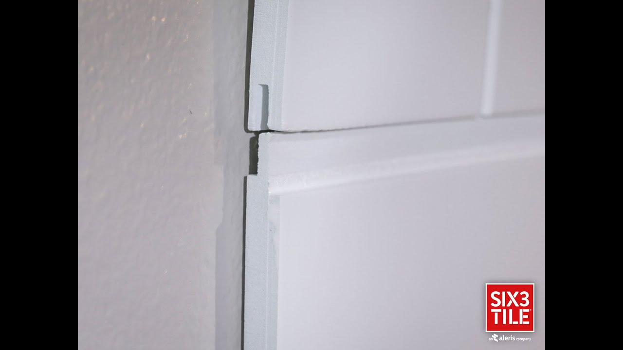 Ease of a Six3Tile Shower Surround Pro Kit installation - YouTube