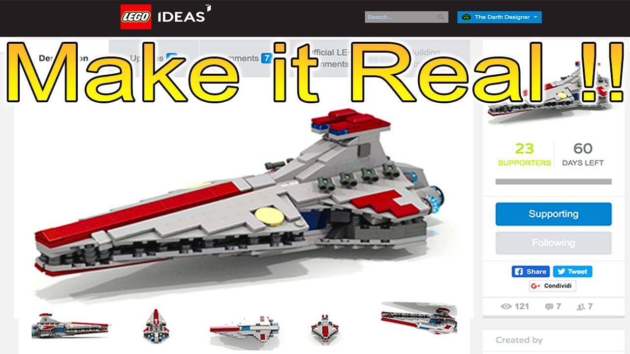 Make this a REAL LEGO SET !!!!! (SUPPORT ME) - YouTube