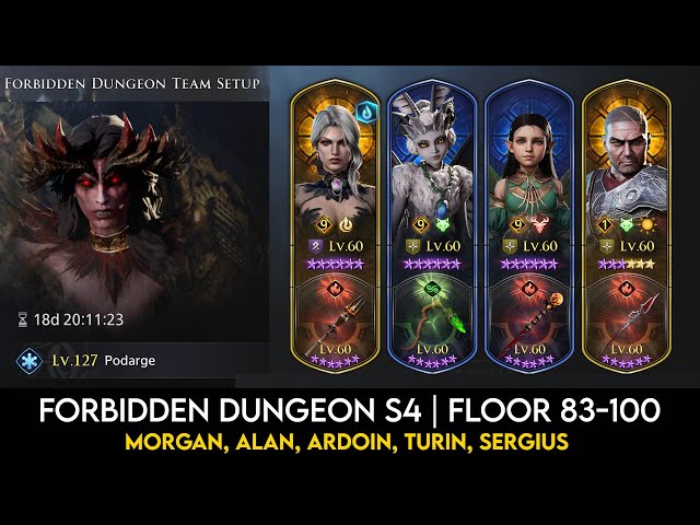 Season 4 Forbidden Dungeon Guide | King Arthur Legends Rise - AyumiLove