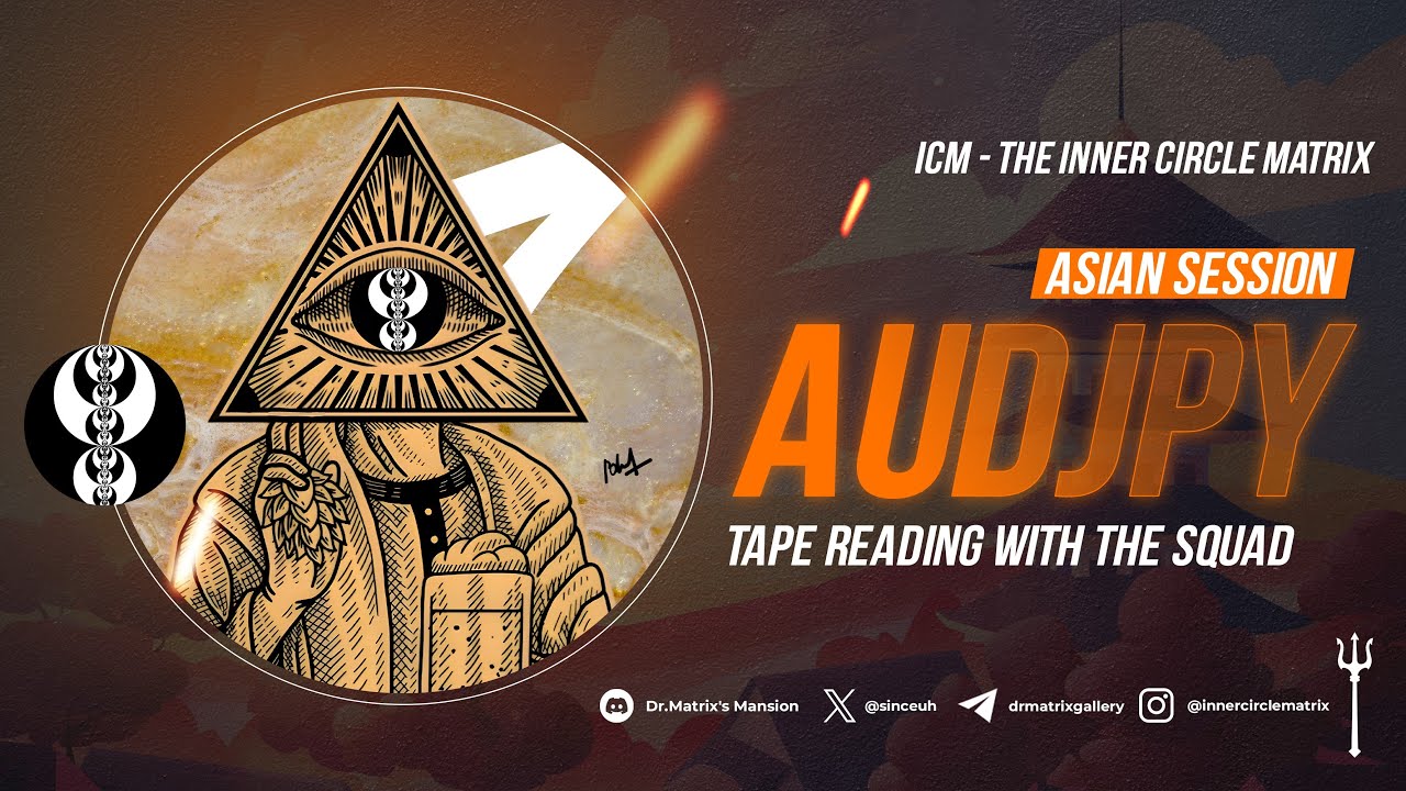 MarketFlow: ASIAN Session Tape Reading Sessions | AUDJPY | ICT Concepts ...