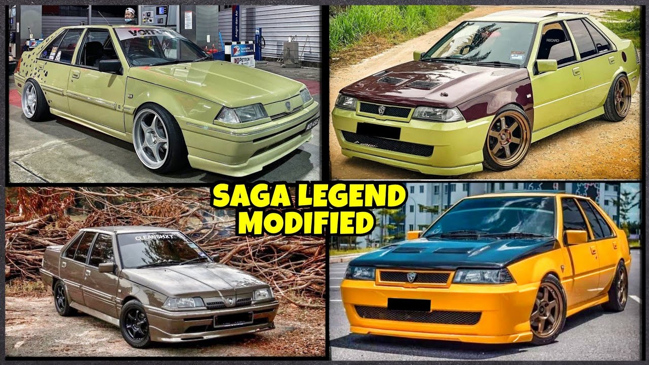 PROTON SAGA LEGEND MODIFIED MODIFIKASI - YouTube
