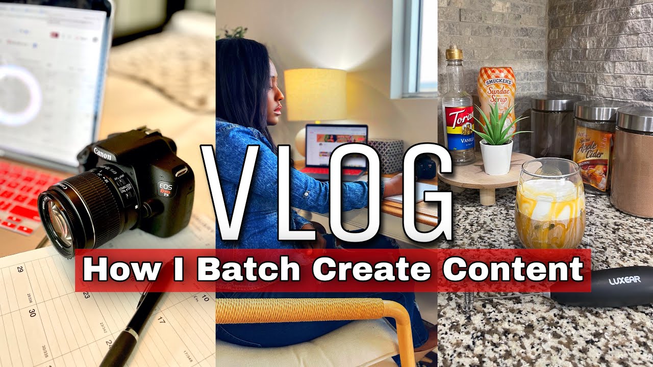 BATCH CONTENT CREATION ROUTINE Instagram VLOG #vlog #shorts #reels #tictok #viralvideo - YouTube